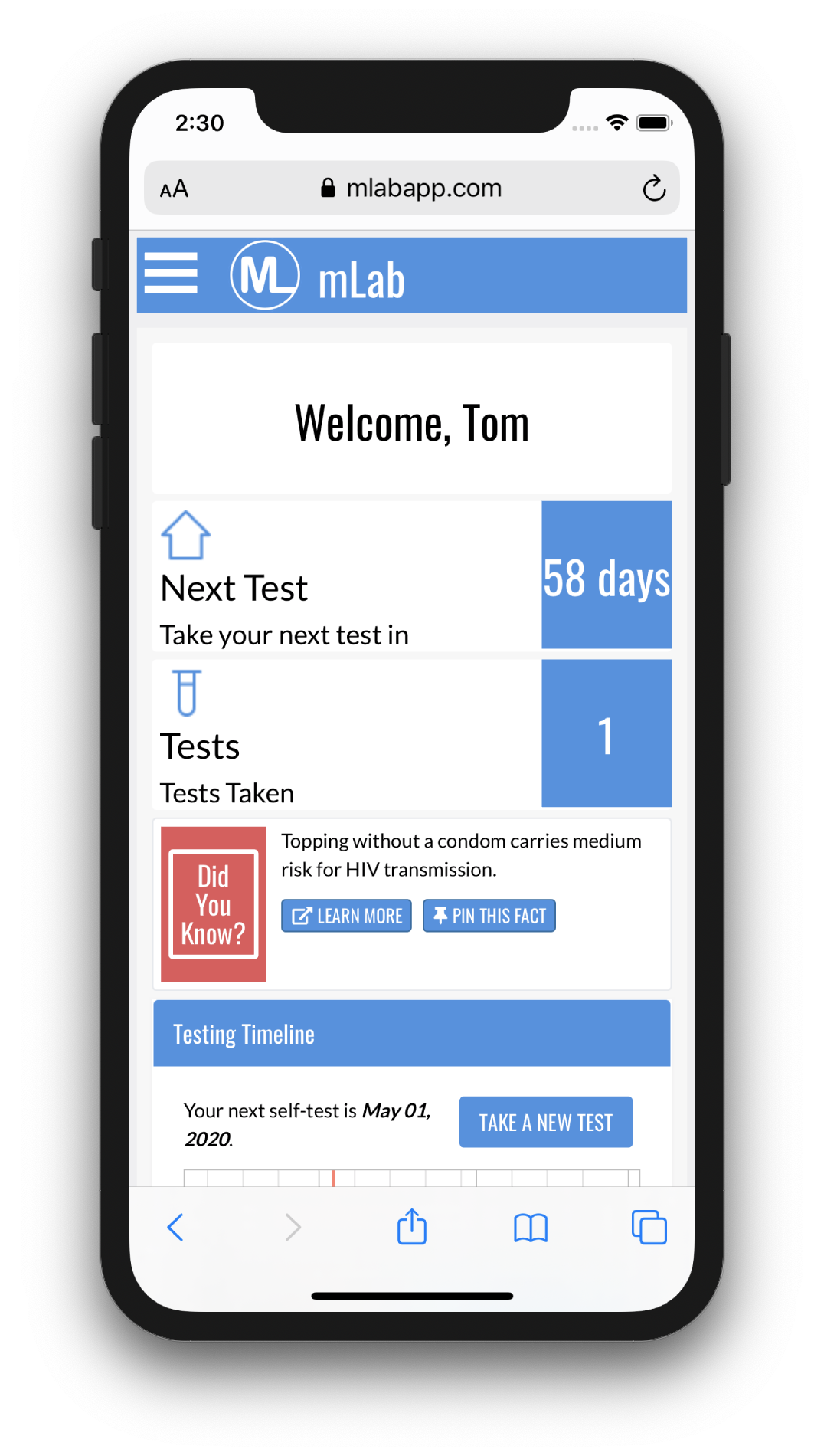 mLab App